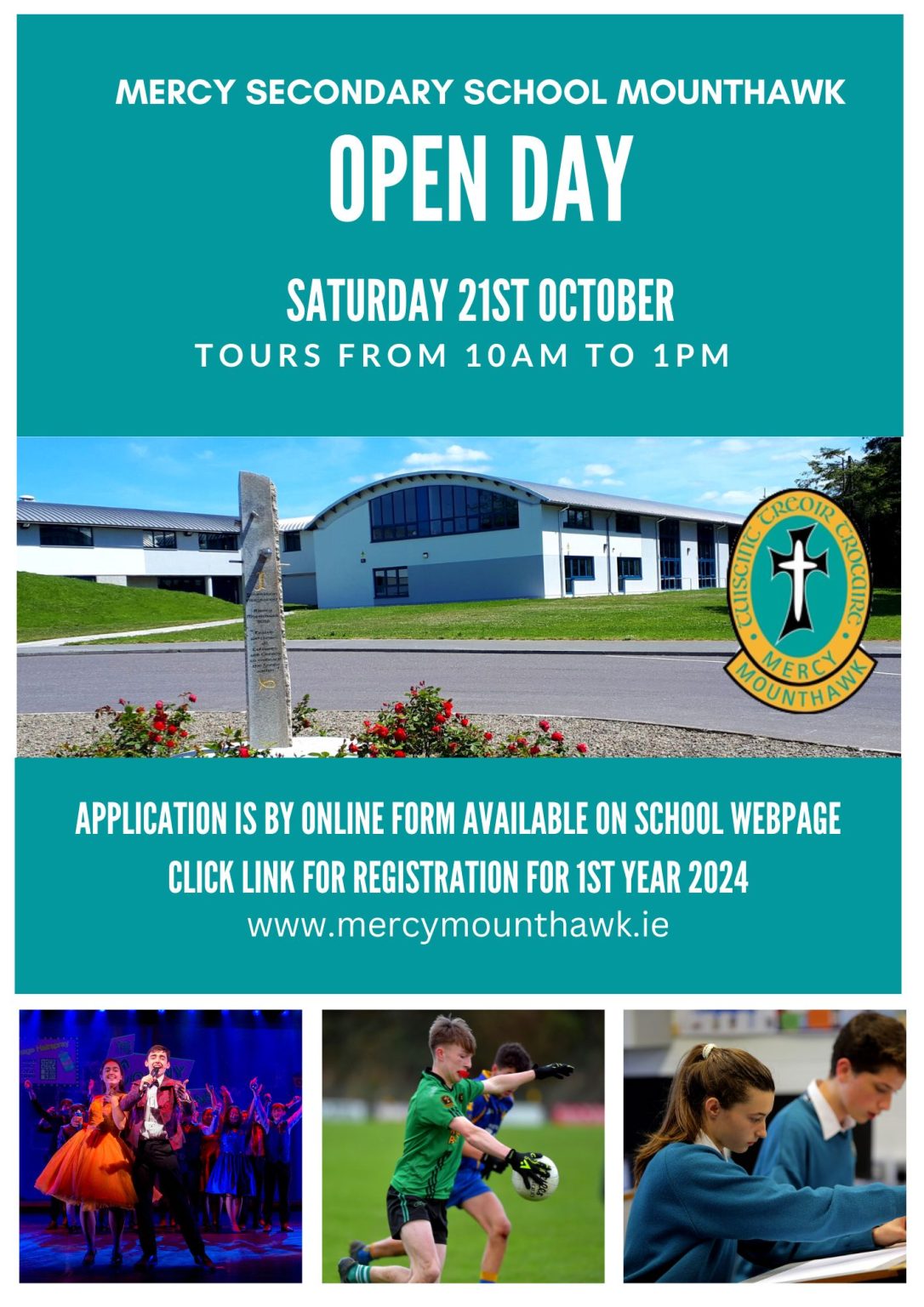 Student Enrolment - Mercy Mounthawk Secondary School - Tralee, Co. Kerry